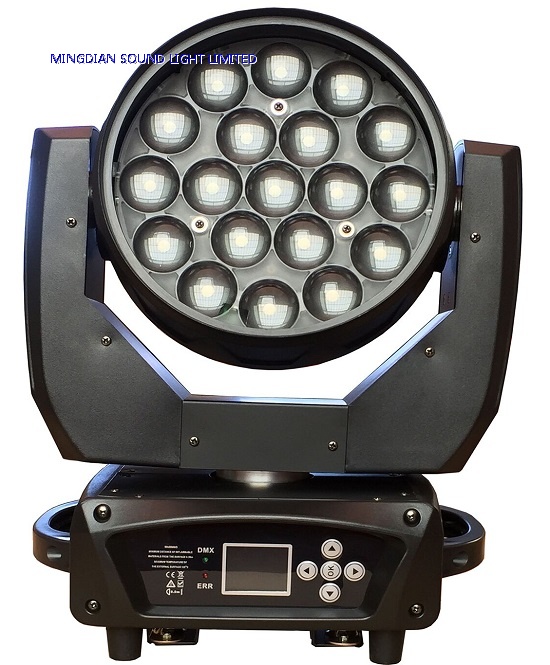LED WASH Moving Head 19x15W 4IN1 Pixel Control