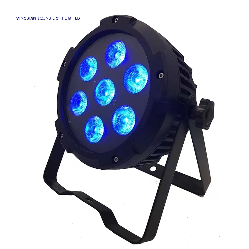 7*15W 6in1 battery powered & wireless LED Flat Par waterproof