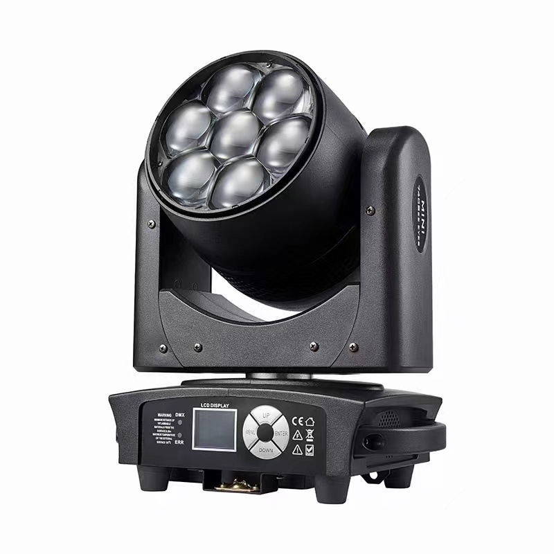 Mini LED Wash Moving Head ZOOM 7*40W 4IN1