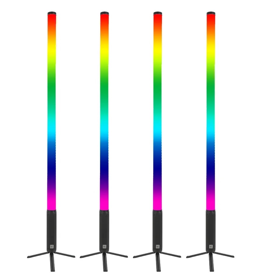 360 LED pixel tubes waireless battery powered IP65